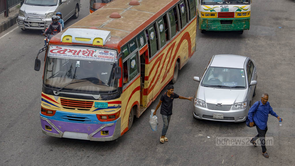 Risking lives for bus
