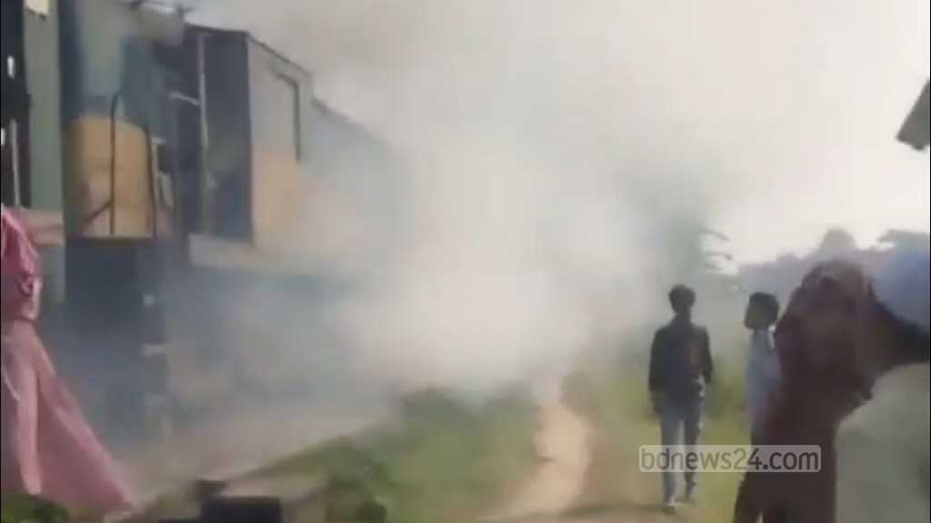 Train engine fire snaps Mymensingh-Netrokona rail link