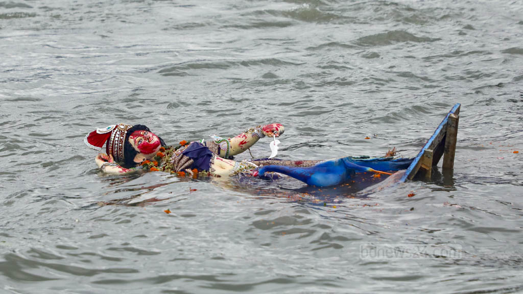 Farewell to Goddess Durga