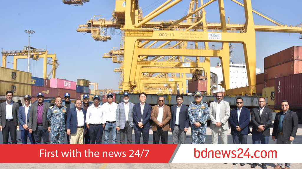 চট্টগ্রাম বন্দরের কার্যক্রম ঘুরে দেখলেন এডিবির কান্ট্রি ডিরেক্টর
