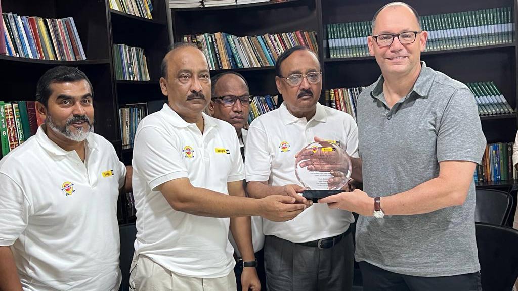 US Ambassador Haas visits Bangla Trac Cricket Academy