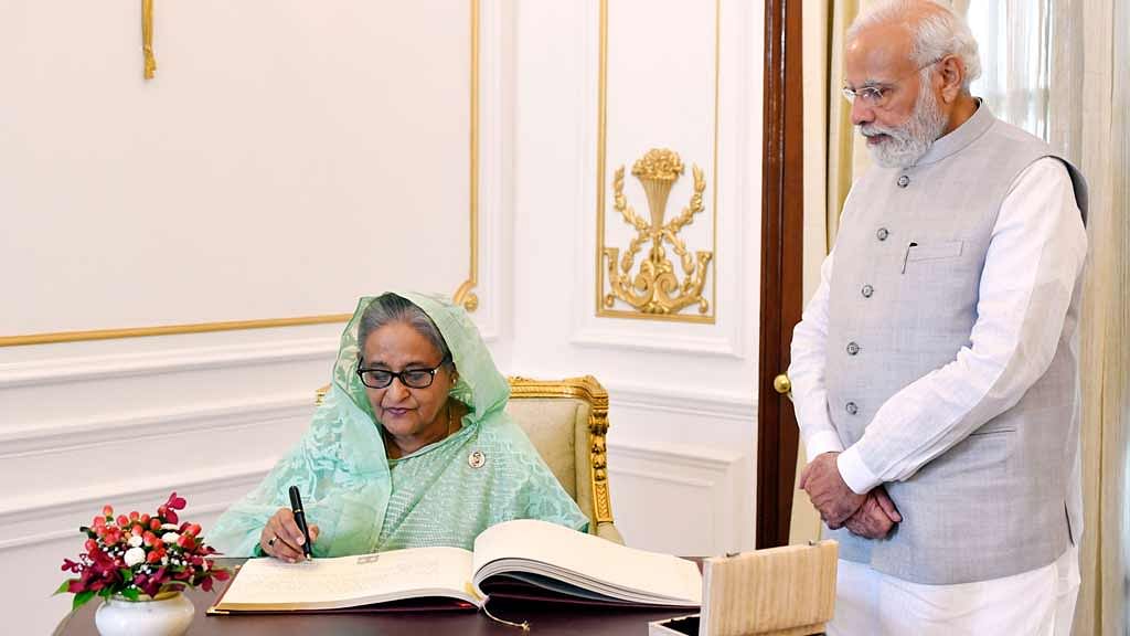 Energy, trade take centre stage as Hasina meets Modi in Delhi