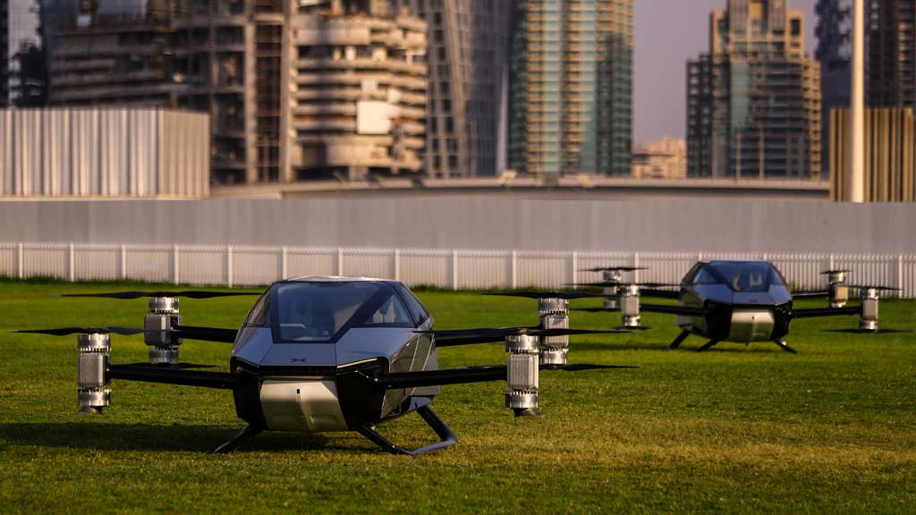 Chinese 'flying car' makes first public flight in Dubai