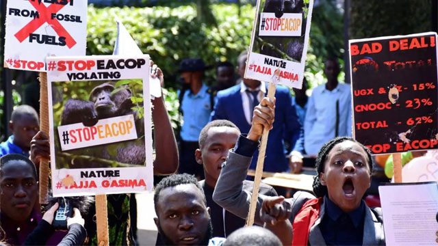 'They want to silence us': Uganda cracks down on anti-oil protests