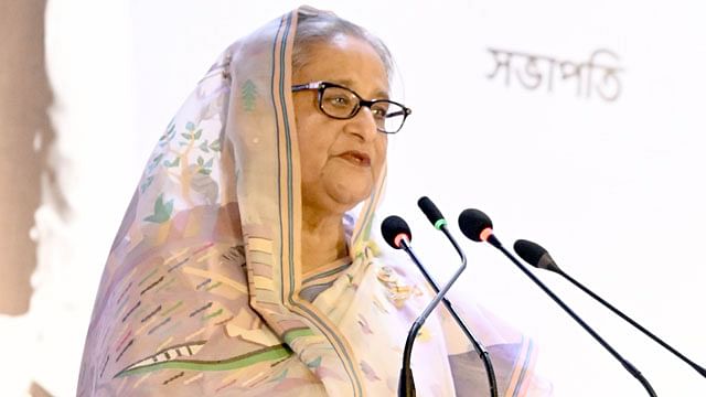 Hasina asks why gas and power should be subsidised, urges people to pay
