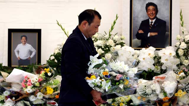 Japan marks a year since former PM Abe was gunned down