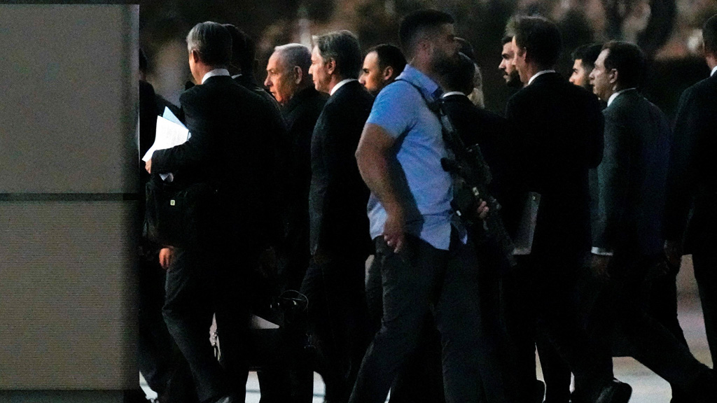 Blinken seeks aid breakthrough amid air raid sirens in Israel