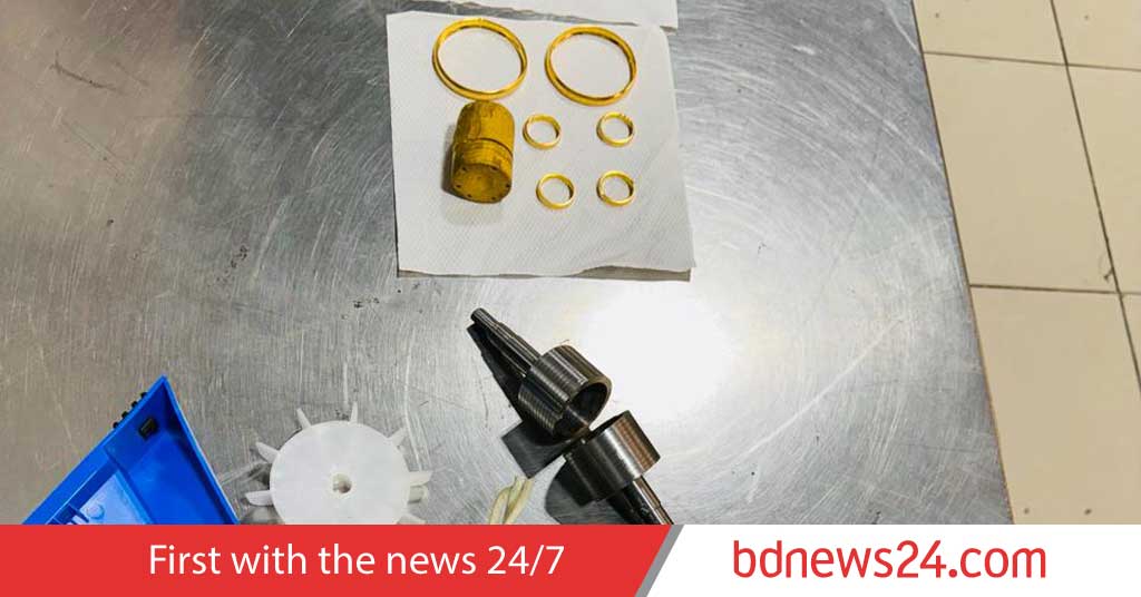 Two held with over 2 kg of gold at Chattogram’s Shah Amanat airport