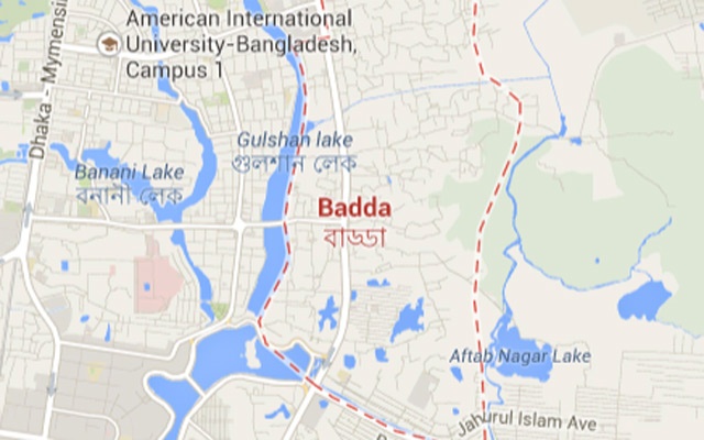 Jamaat procession in Badda