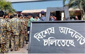 Mutiny on trial, murder probe trails on