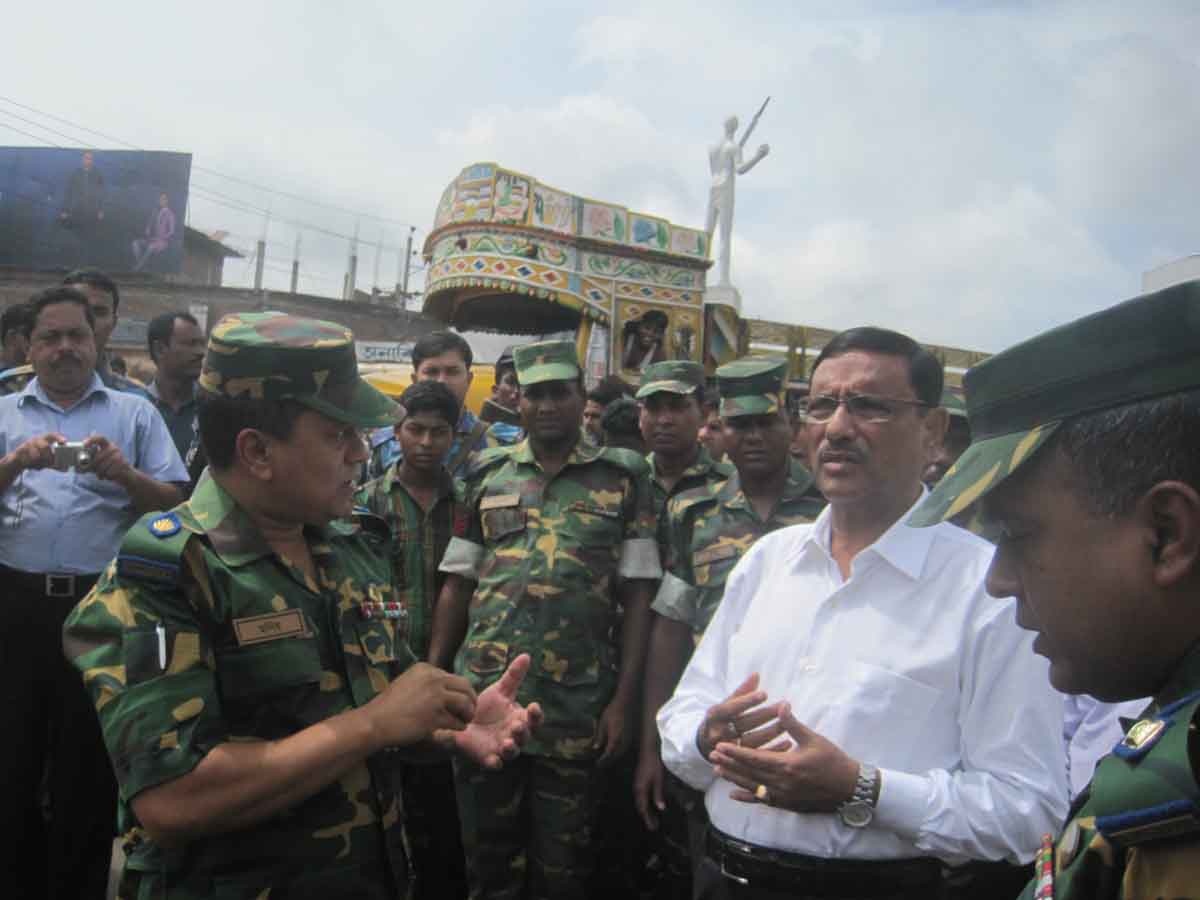 People checking on performance: Obaidul Quader