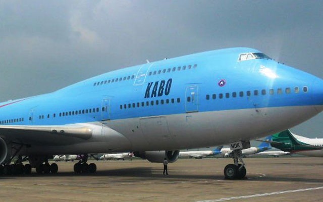 Kabo’s aircraft finally takes off