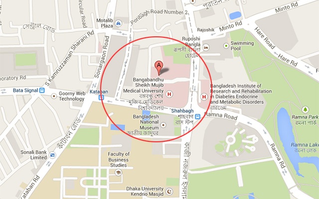 শাহবাগে ফুটব্রিজের নিচে নবজাতকের লাশ