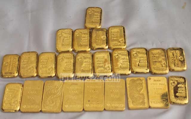 Gold haul at Jhenaidah