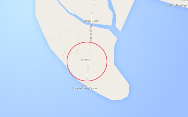 Sonadia deep-sea port on board