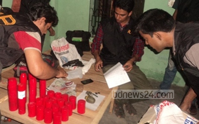 RAB raid JMB hideout in Uttara, detain 4 with explosives