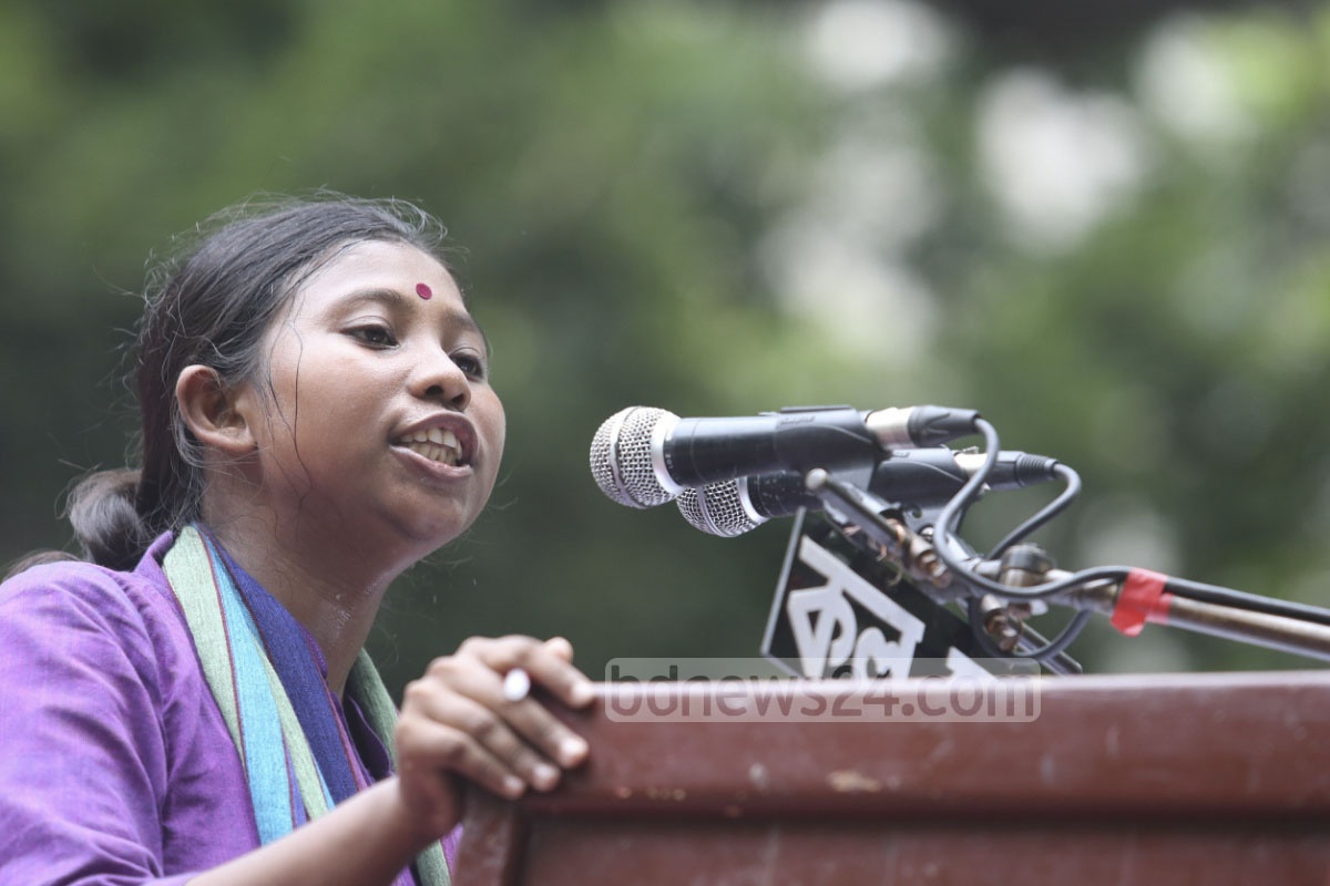 Chhatra Union elects ‘Agnikonthhi’ Lucky Akter its president