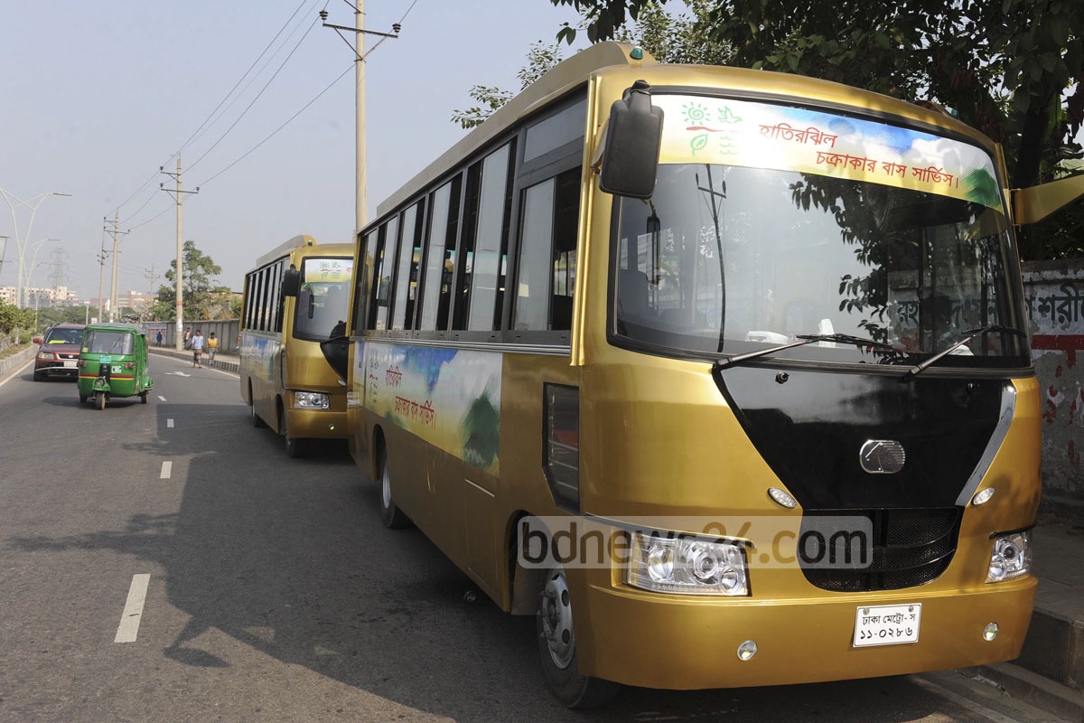First public bus service in Hatirjheel launched