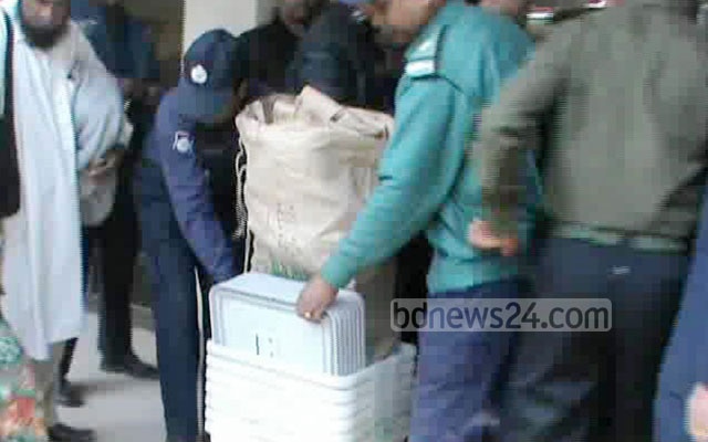 Polling centre captured in Savar Municipality a day before voting
