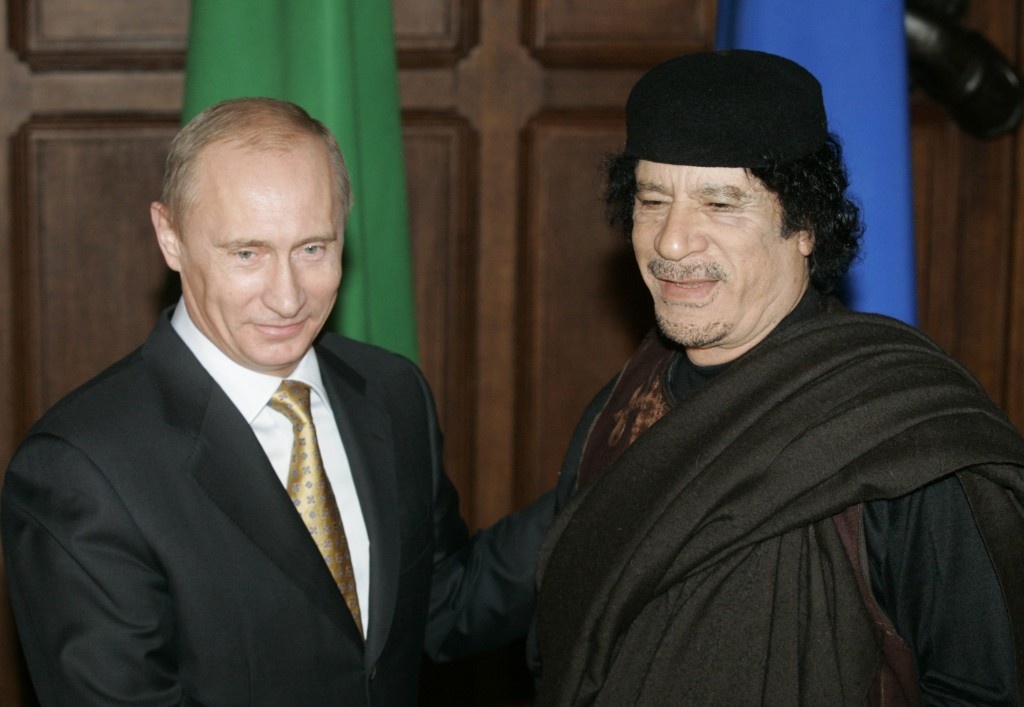 Gaddafi tried to marry son to Putin's daughter