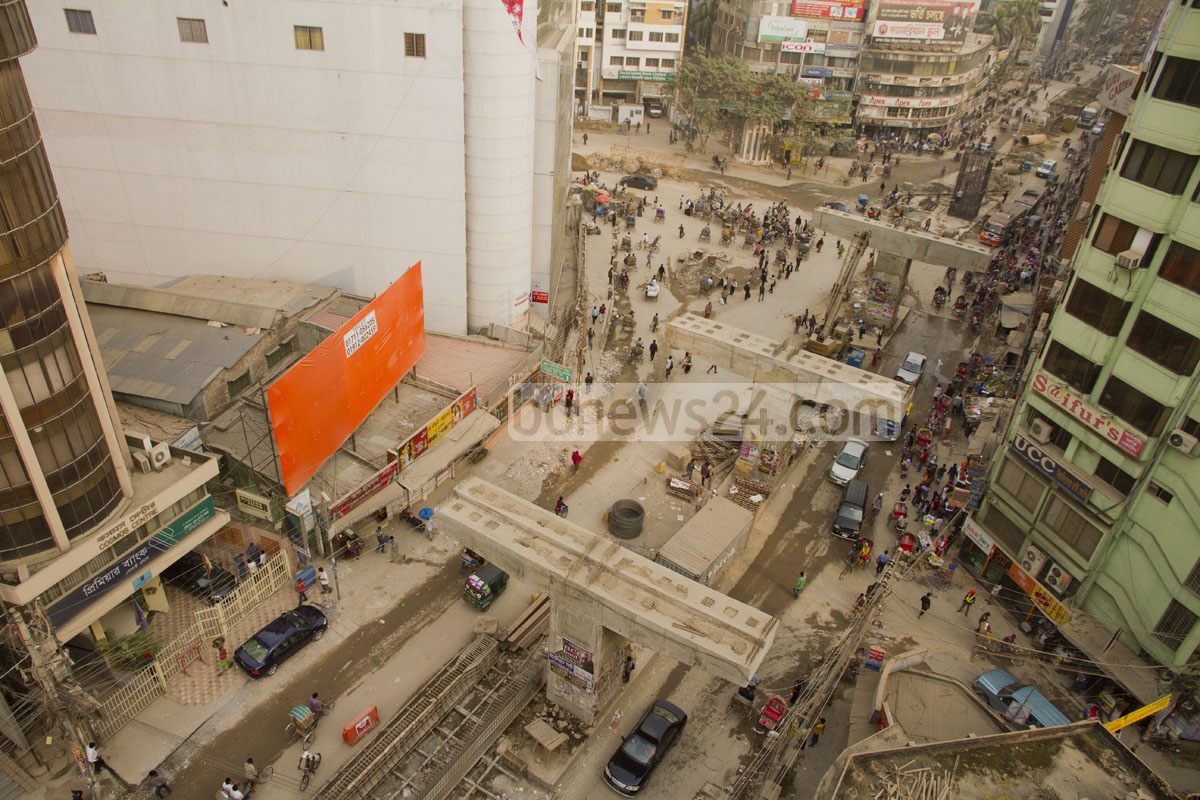 Moghbazar-Mouchak flyover project extended despite rising cost