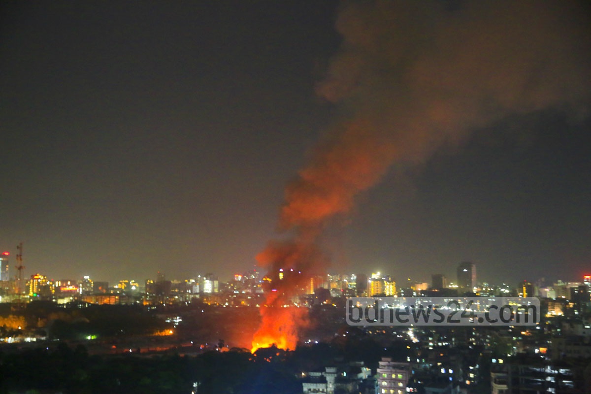 Fire burns down 50 homes at Dhaka slum