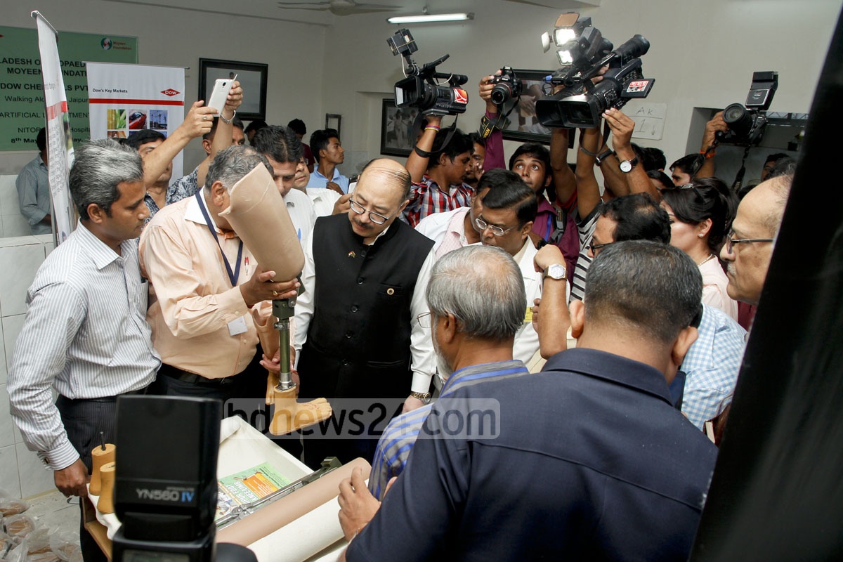 Artificial limb centre in Dhaka with India’s Jaipur Foot support