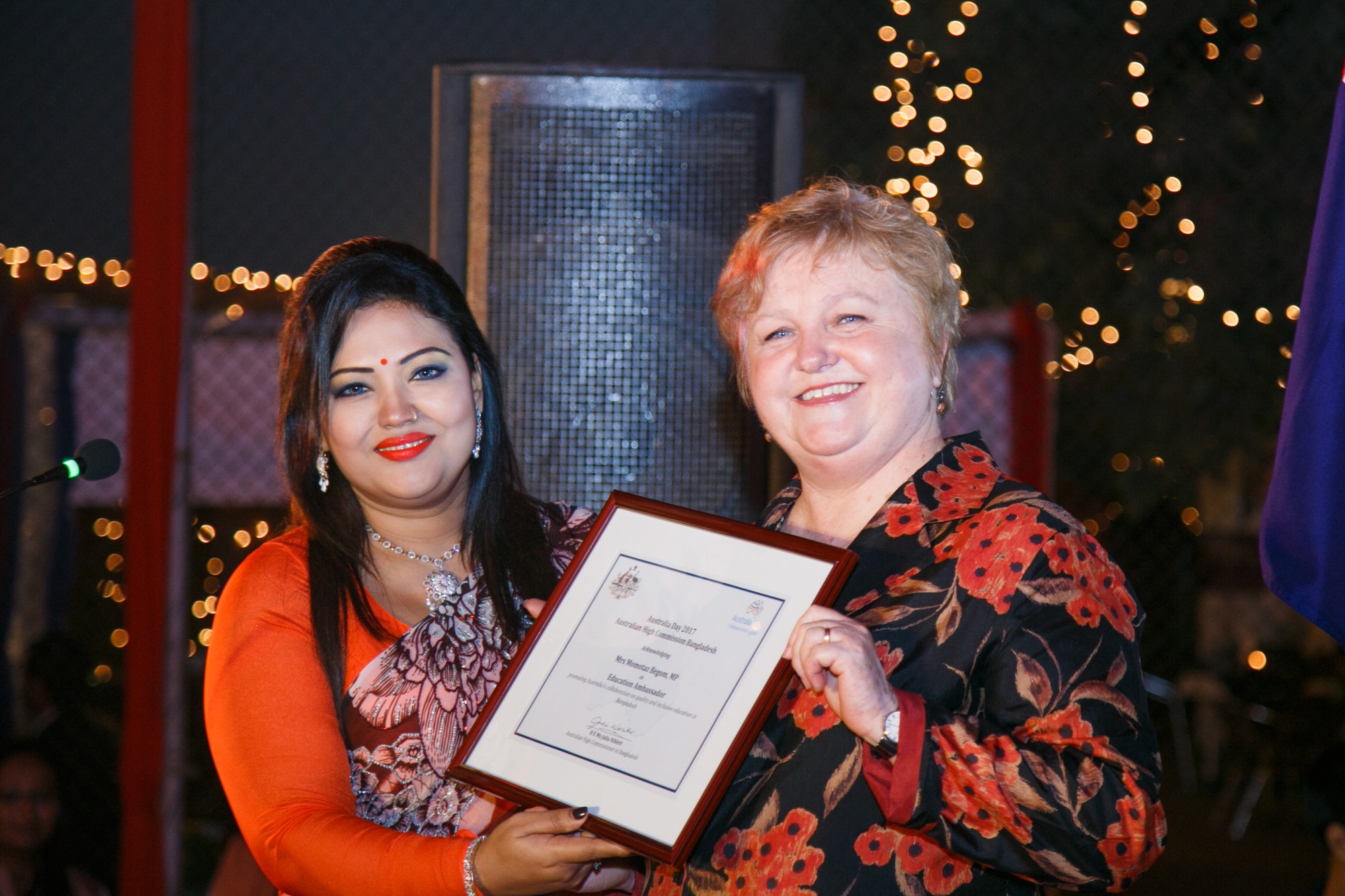 Australia appoints singer Momtaz honorary ambassador for promoting ...