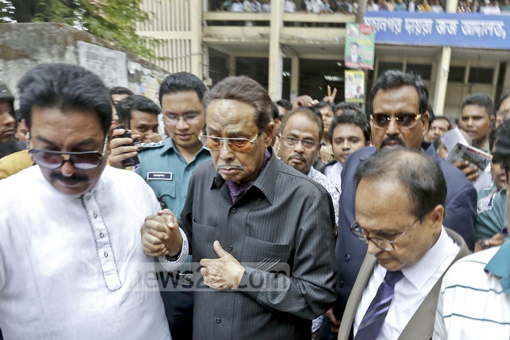 Ershad’s long legal battle: One case remains unresolved