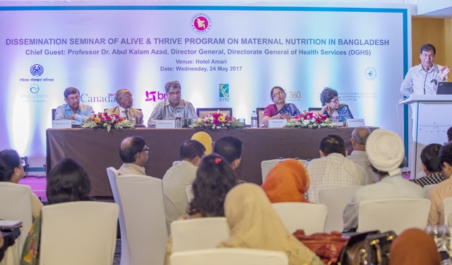 Bangladesh shows way to ensure maternal nutrition in existing health system