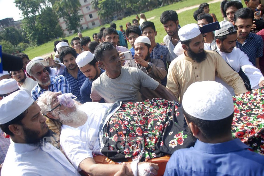 Ailing Hifazat chief Shah Ahmad Shafi coming to Dhaka for treatment