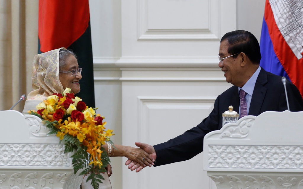Cambodia PM Hun Sen calls Bangladesh’s Sheikh Hasina sister