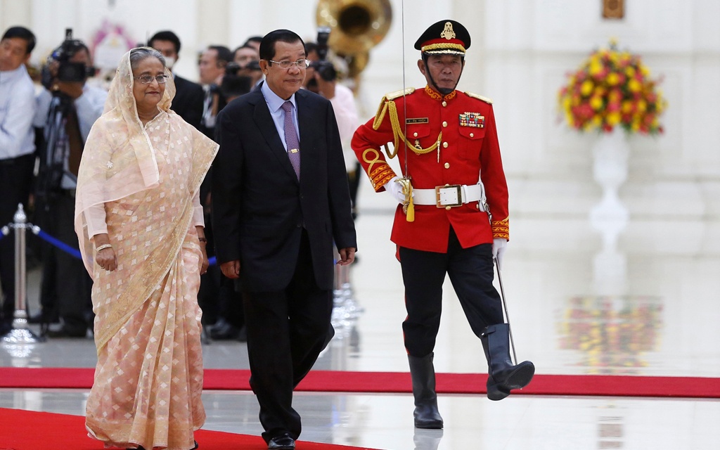 Cambodia PM Hun Sen calls Bangladesh’s Sheikh Hasina sister
