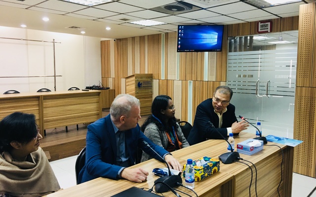 Engineering student Sayma Afrin shadows Danish ambassador in Bangladesh