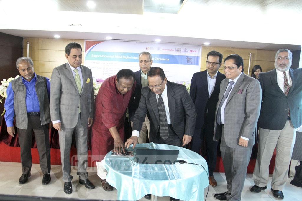Digital map charting garment factories in Dhaka launched