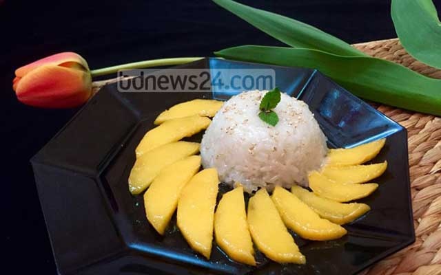 রেসিপি: ম্যাংগো স্টিকি রাইস