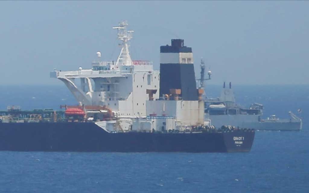 Iranian oil tanker crew being interviewed as witnesses in Gibraltar