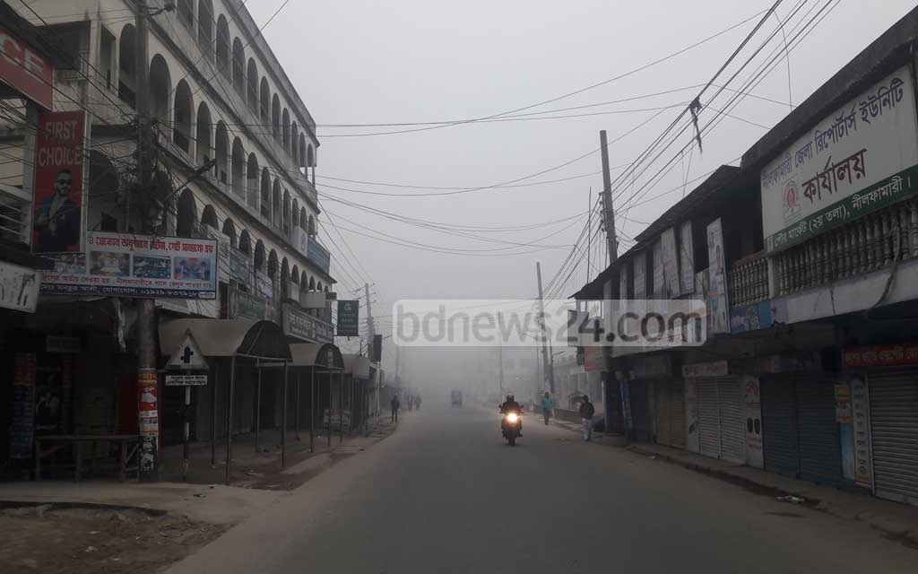 Mild cold wave sweeps over northern Bangladesh