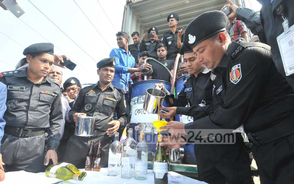 RAB buries 370 litres of liquid cocaine found in edible oil barrels