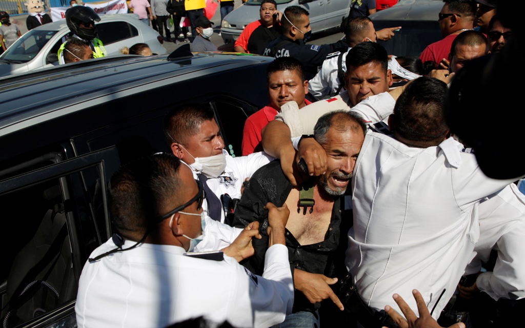 Thousands flock to Mexico City protest against President Lopez Obrador