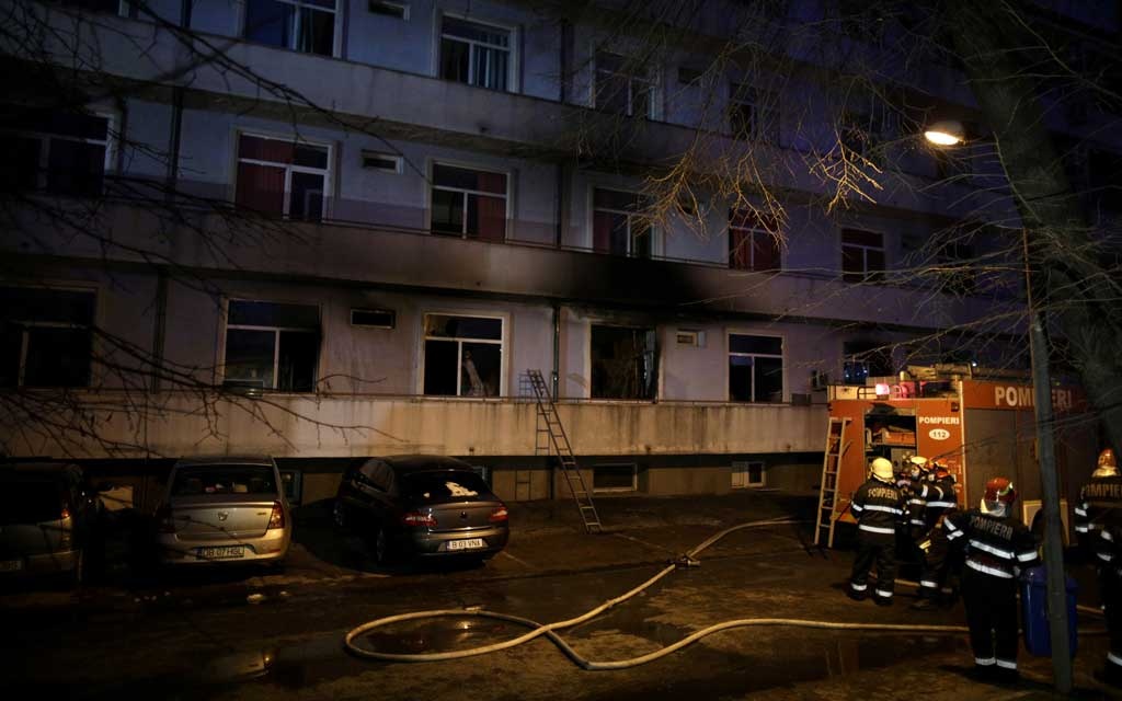 Fire at COVID-19 hospital in Romania kills four patients