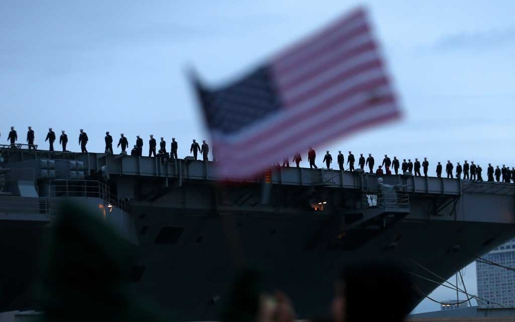 New hate symbols on US warships including noose spark Navy condemnation