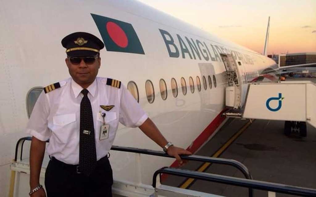 Biman pilot, whose illness forced emergency landing, is on life support
