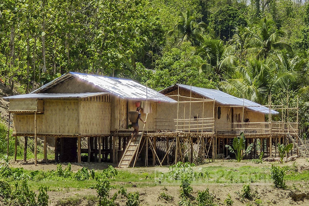 Machang house dot Bandarban's hills