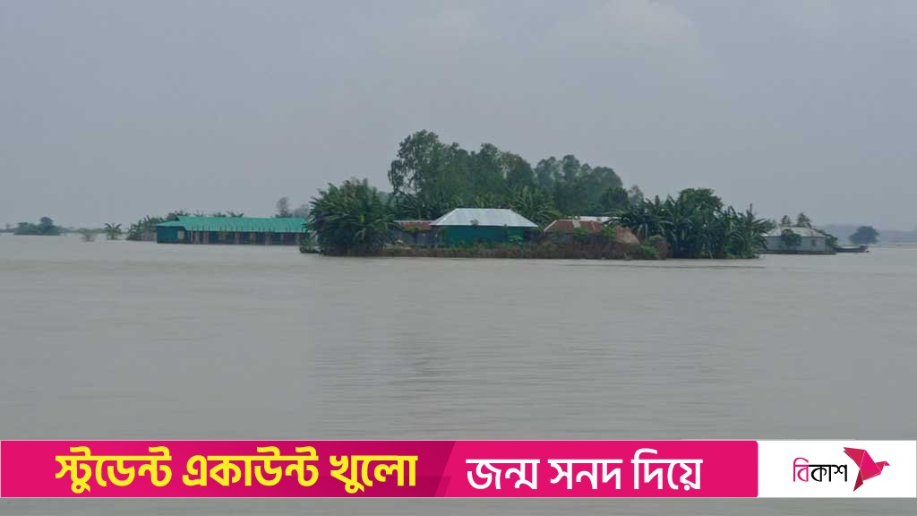 Sirajganj floods leave over 100,000 stranded