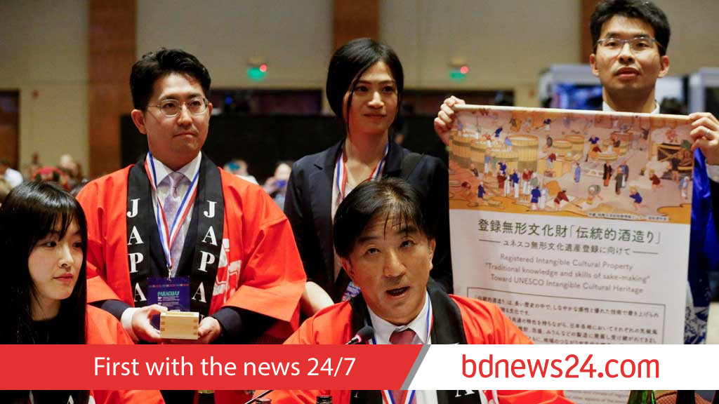 Japan's sake tradition recognised on UNESCO heritage list