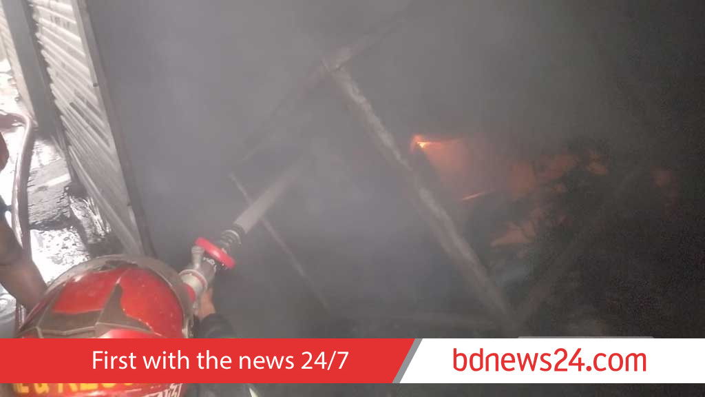 Fire burns 10 shops in Gazipur’s Konabaari