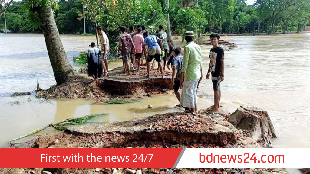 1,100 km of road damaged in Cumilla flood