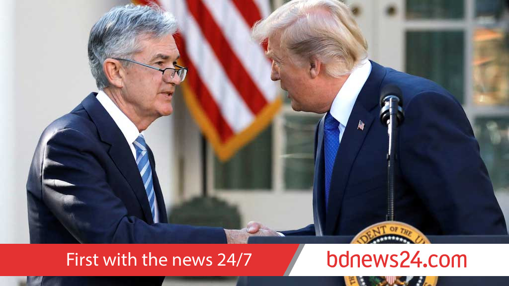 Trump says he's not planning to fire Fed's Powell