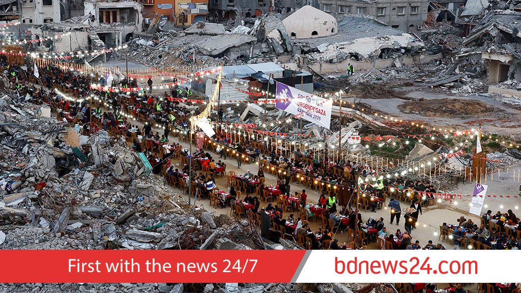 Iftar amid the rubble in Gaza